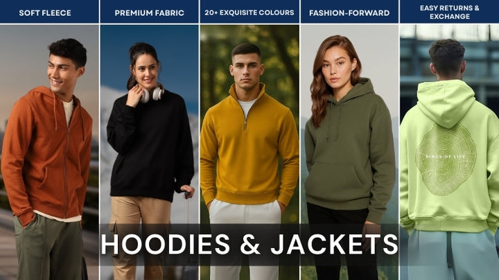 Hoodies for Men | Buy Hoodie Jacket for Men Online in India | Nobero