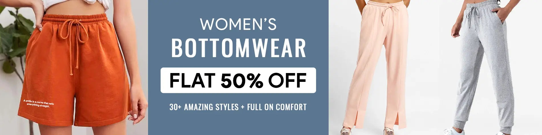 Womens Shorts And Bottomwear Collection Nobero