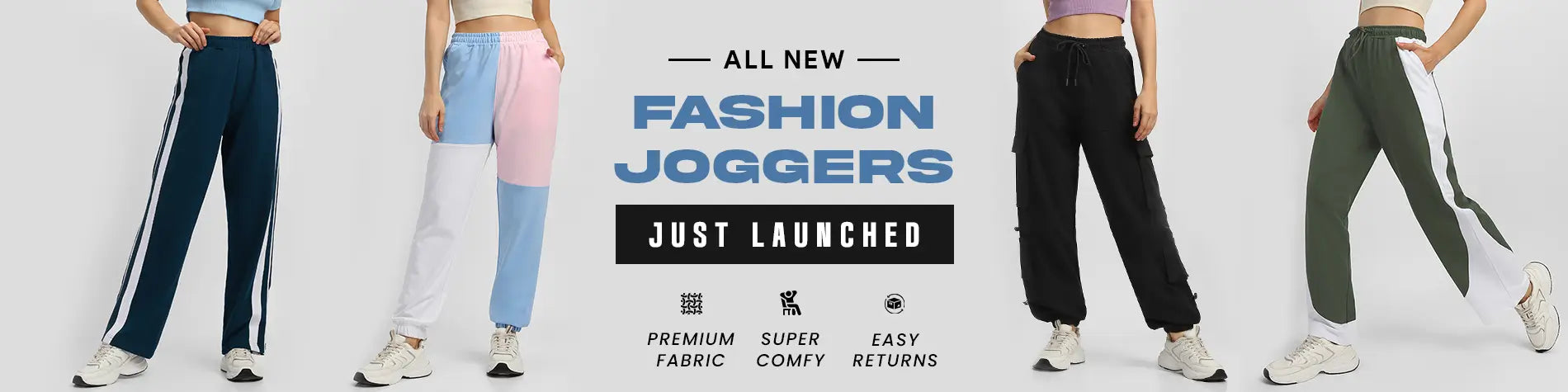 Shop Joggers for Women | Trendy and Comfortable Collection - Nobero