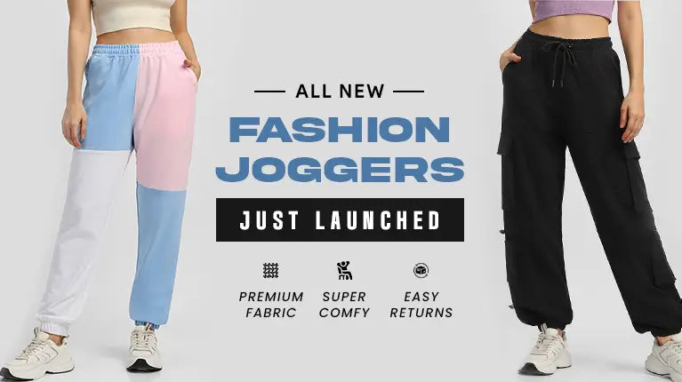 Shop Joggers for Women | Trendy and Comfortable Collection - Nobero